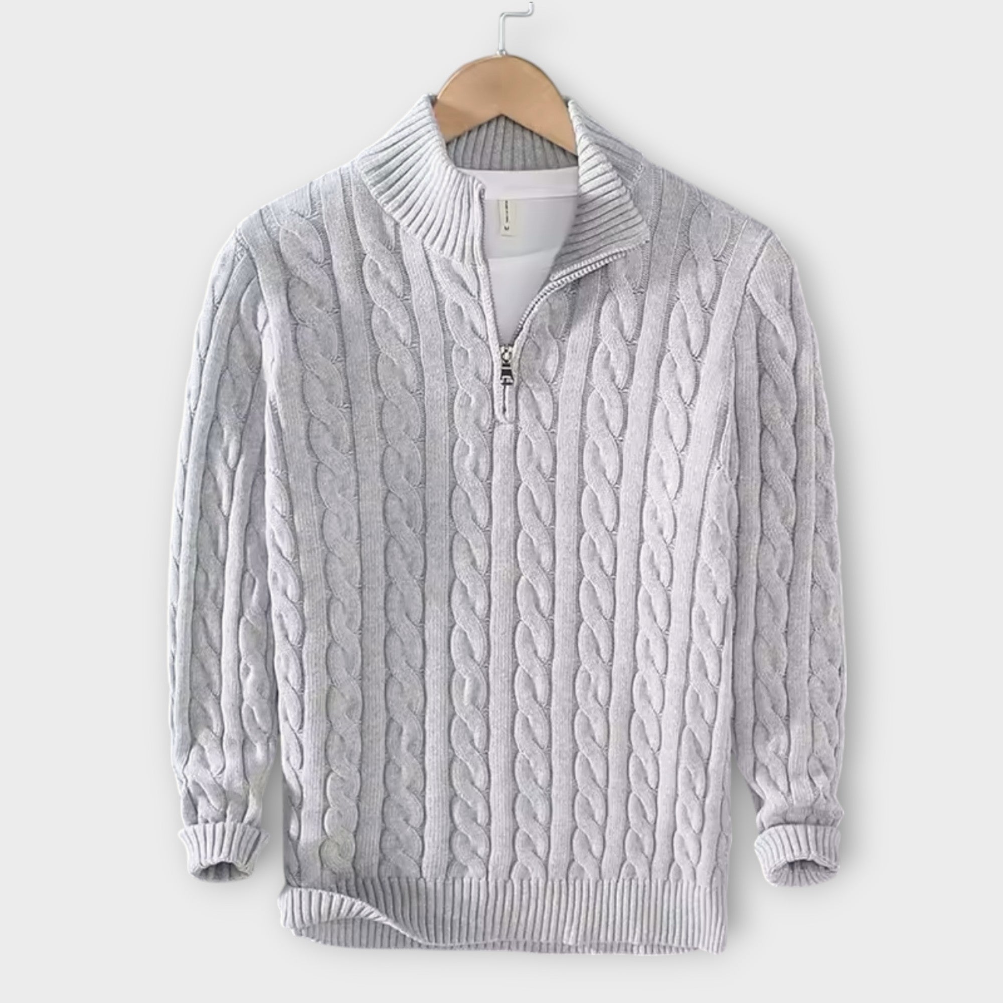 Luca™ | Elegant Half-Zip Sweater – Matthew